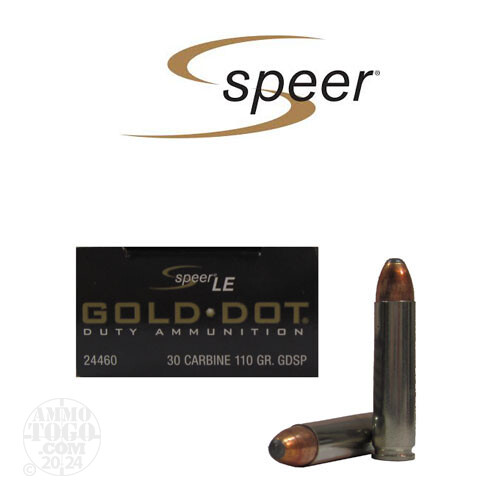 30 Carbine Soft-Point (SP) Ammo for Sale by Speer - 20 Rounds