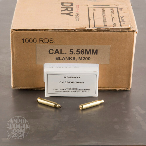 Cheap 5.56x45mm ammo - Bulk Armscor Blanks 1000 Round Packs
