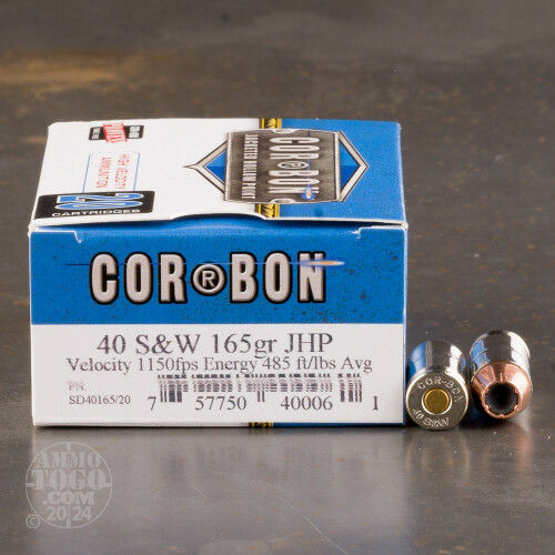 Bulk 40 Smith & Wesson Ammo by Corbon for Sale - 500 Rounds