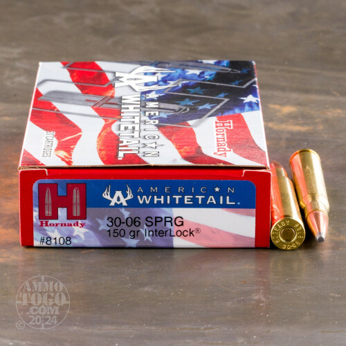 30-06 Soft-Point (SP) Ammo for Sale by Hornady - 200 Rounds