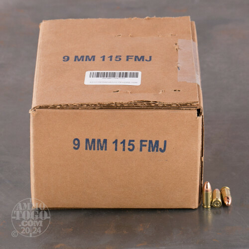 Bulk 9mm Luger (9x19) Ammo by DRS for Sale - 1000 Rounds