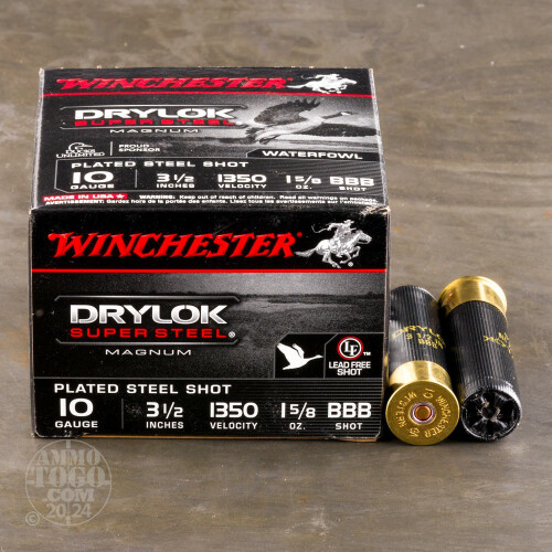 10 Gauge BBB Shot Ammo for Sale by Winchester - 25 Rounds