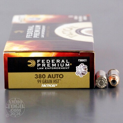 Cheap 380 Auto (ACP) ammo - Bulk Federal Jacketed Hollow-Point (JHP ...