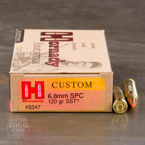 6.8 SPC Ammo - 200 Rounds of 120 Grain SST by Hornady