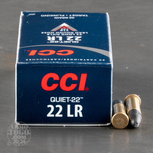 22 Long Rifle (LR) Ammunition for Sale. CCI 40 Grain Lead Round Nose ...