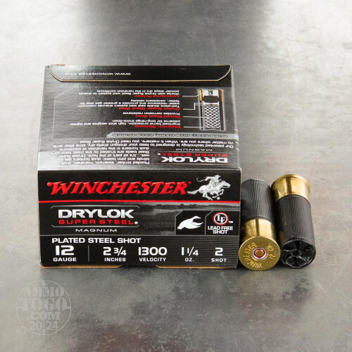 12 Gauge #2 Shot Ammo for Sale by Winchester - 25 Rounds
