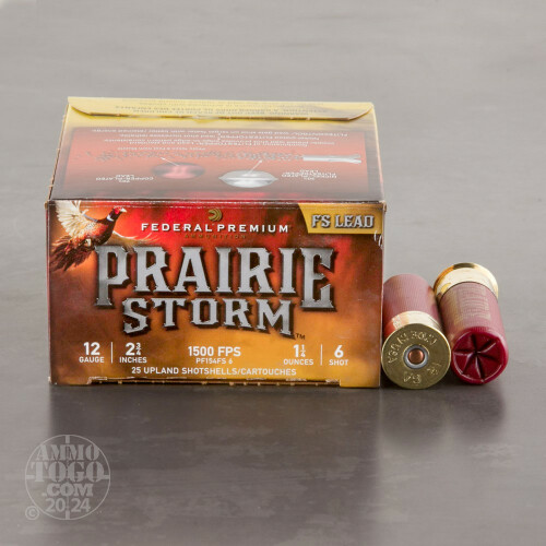 12 Gauge #6 Shot Ammo for Sale by Federal - 25 Rounds