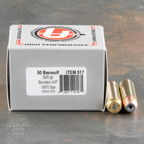 50 Beowulf Ammunition - Rifle Ammo for Sale