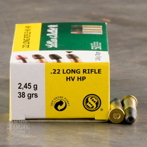 22 Long Rifle (LR) Hollow Point Ammo for Sale by Sellier & Bellot - 50 ...