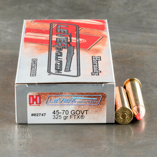 45-70 Government Flex Tip (FTX) Ammo for Sale by Hornady - 200 Rounds