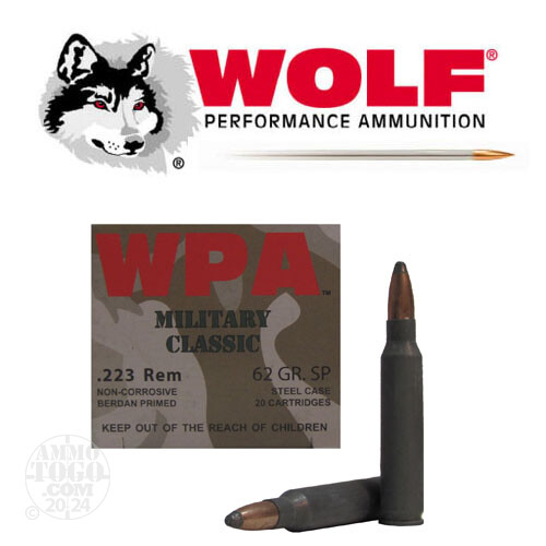 Bulk Wolf 223 Remington Ammo for Sale - 1000 Rounds