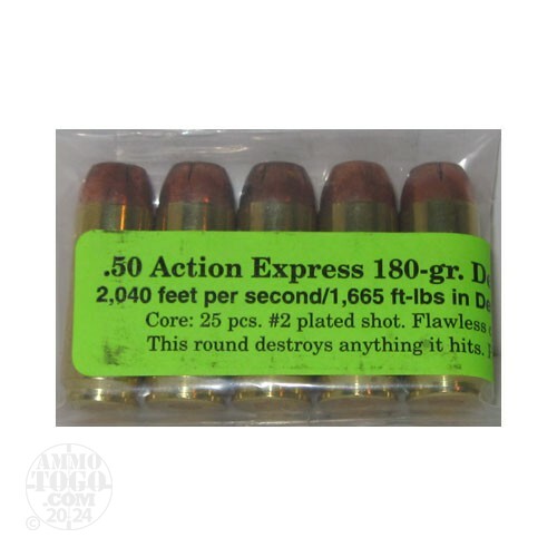 50 Action Express Ammunition for Sale. Magsafe Ammo 180 Grain Jacketed ...