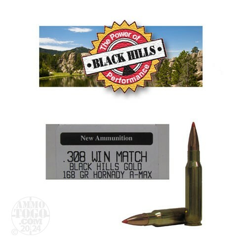 308 Winchester (7.62X51) Ammunition for Sale. Black Hills Ammunition ...