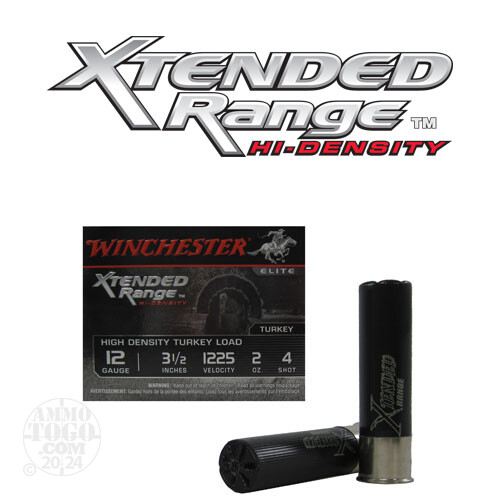 12 Gauge Ammunition for Sale. Winchester 2 oz. #4 Shot - 10 Rounds