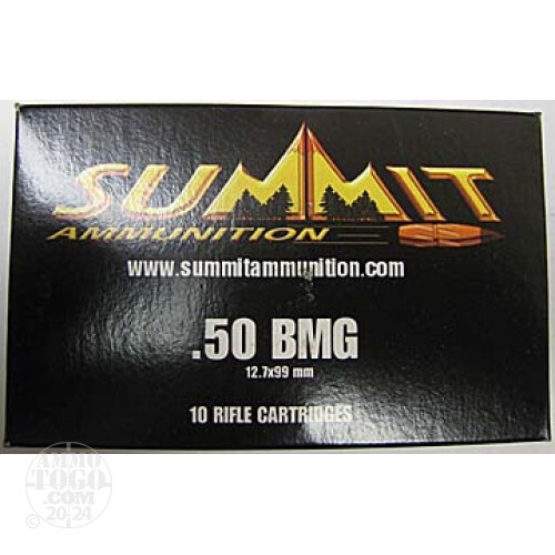 50 BMG Ammunition for Sale. Summit Ammunition 700 Grain Penetrator - Rounds