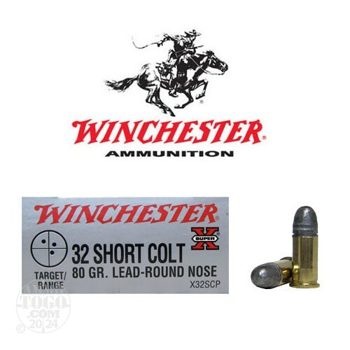 Ammo - 50 Rounds of 80 Grain Lead Round Nose (LRN) by Winchester