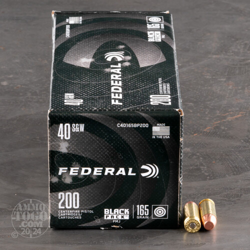 Bulk Federal 40 Smith & Wesson Ammo for Sale - 800 Rounds