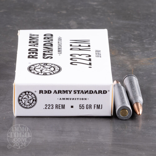 Bulk Red Army Standard 223 Remington Ammo for Sale - 1000 Rounds