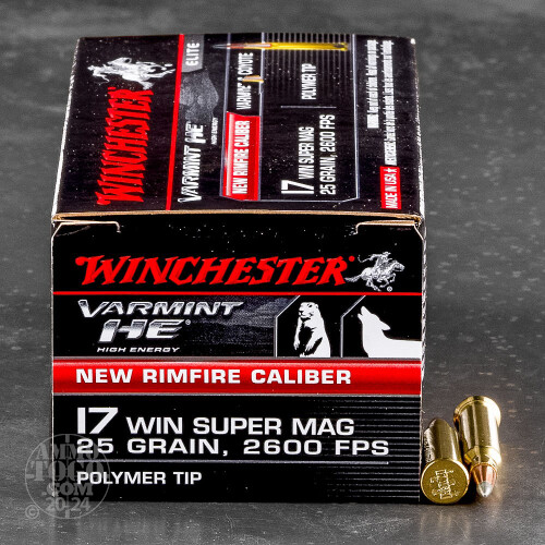 Cheap 17 Win Super Mag (WSM) ammo - Bulk Winchester Polymer Tipped 500 ...
