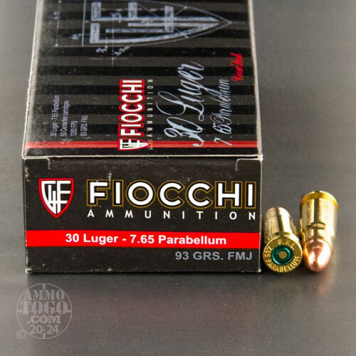 30 Luger Ammo - Bulk 30 Luger Rounds for Sale