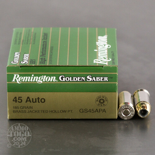 45 ACP (Auto) Jacketed Hollow-Point (JHP) Ammo for Sale by Remington ...