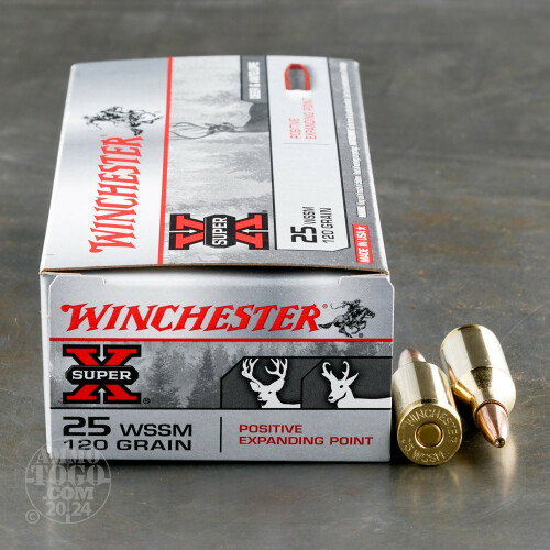 .25 WSSM Positive Expanding Point Ammo for Sale by Winchester - 20 Rounds