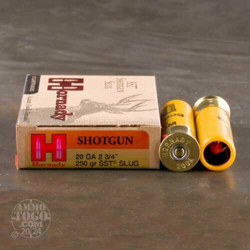 20 Gauge Sabot Slug Ammo for Sale by Hornady - 5 Rounds