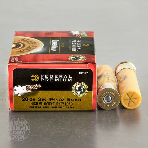 20 Gauge #5 Shot Ammo for Sale by Federal - 100 Rounds
