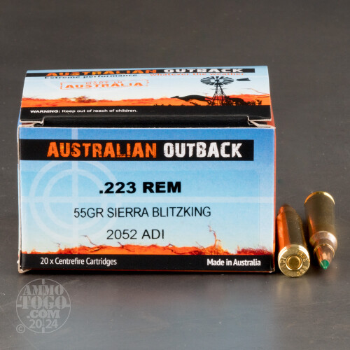 223 Remington Polymer Tipped Ammo for Sale by Australian Outback - 20 ...