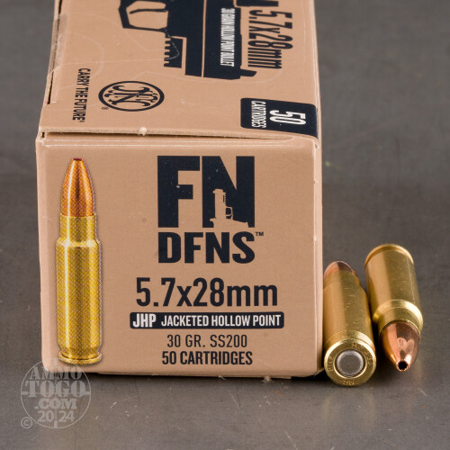 Cheap 5.7x28mm ammo - Bulk FN Herstal Jacketed Hollow-Point (JHP) 500 ...