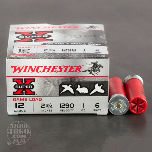 12 Gauge #6 Shot Ammo for Sale by Winchester - 250 Rounds