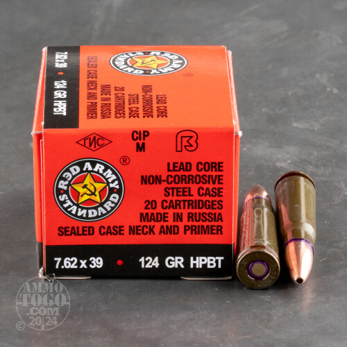 Bulk Red Army Standard 7.62X39 Ammo for Sale - 1000 Rounds