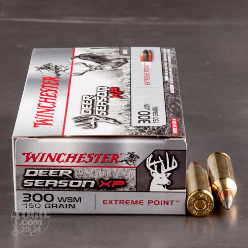 300 Win Short Mag Ammunition for Sale. Winchester 150 Grain Polymer ...