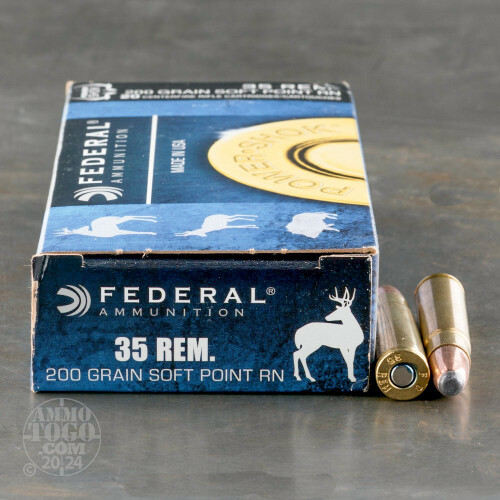 35 REMINGTON Ammunition for Sale. Federal 200 Grain Soft-Point (SP ...