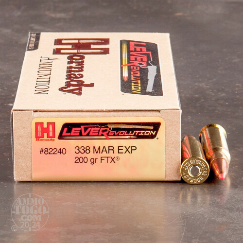 338 Marlin Express Flex Tip (FTX) Ammo for Sale by Hornady - 20 Rounds