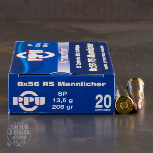 8x56 RS Mannlicher Ammo for Sale - AmmoToGo.com
