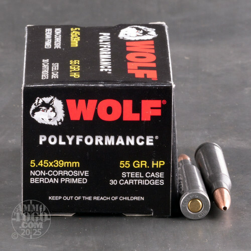 Cheap 5.45x39 Russian ammo - Bulk Wolf Hollow Point 750 Round Packs