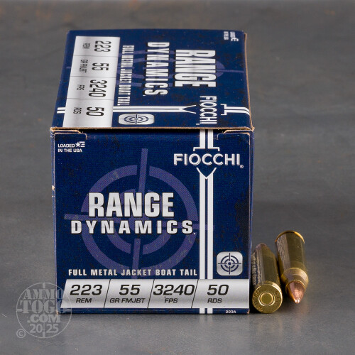 223 Remington Full Metal Jacket Boat Tail (FMJ-BT) Ammo for Sale by ...