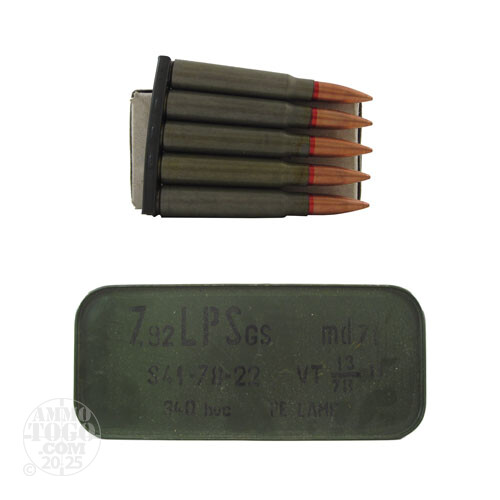 Bulk Military Surplus 8mm Mauser (8x57mm JS) Ammo for Sale - 680 Rounds