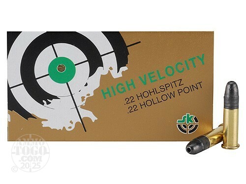 22 Long Rifle (LR) Ammo - Rounds of 40 Grain Hollow Point by Wolf