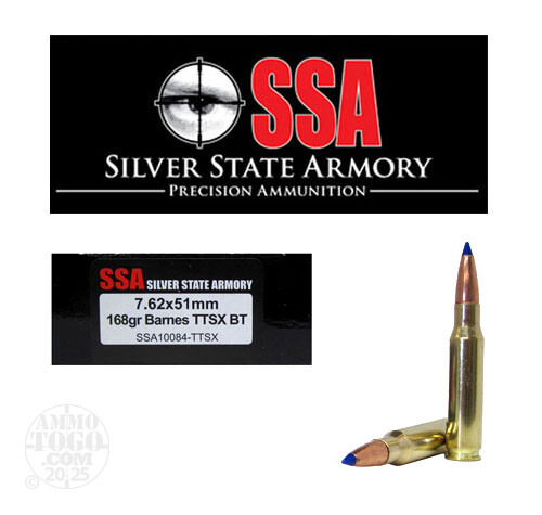 308 Winchester (7.62X51) Lead Flat Nose Ammo for Sale by Silver State ...