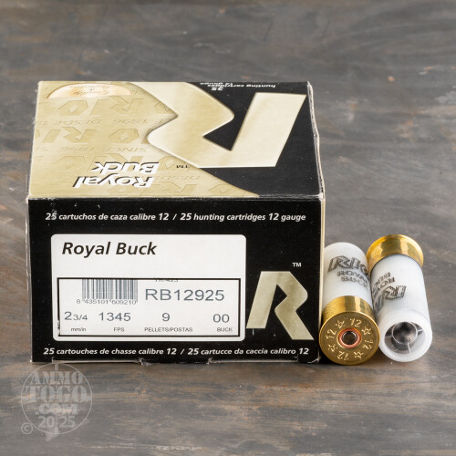 12 Gauge #00 Buck Ammo for Sale by Rio Ammunition - 250 Rounds