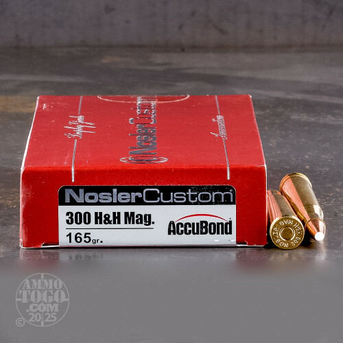 300 H&H Magnum Polymer Tipped Ammo for Sale by Nosler Ammunition - 20 ...
