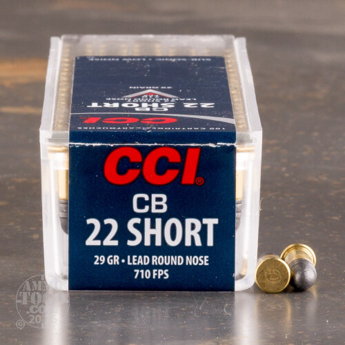 22 Short Ammo - 100 Rounds of 29 Grain Lead Round Nose (LRN) by CCI