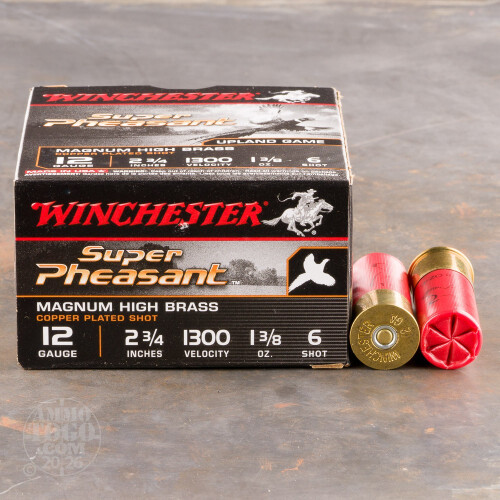 12 Gauge #6 Shot Ammo for Sale by Winchester - 25 Rounds