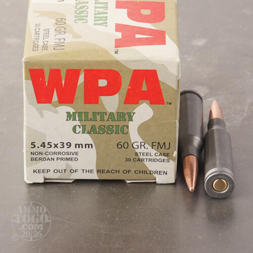 Bulk 5.45x39 Russian Ammo by Wolf for Sale - 750 Rounds