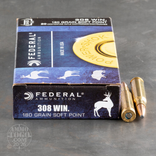 Federal Power-Shok 308 Ammo for Sale | ATG